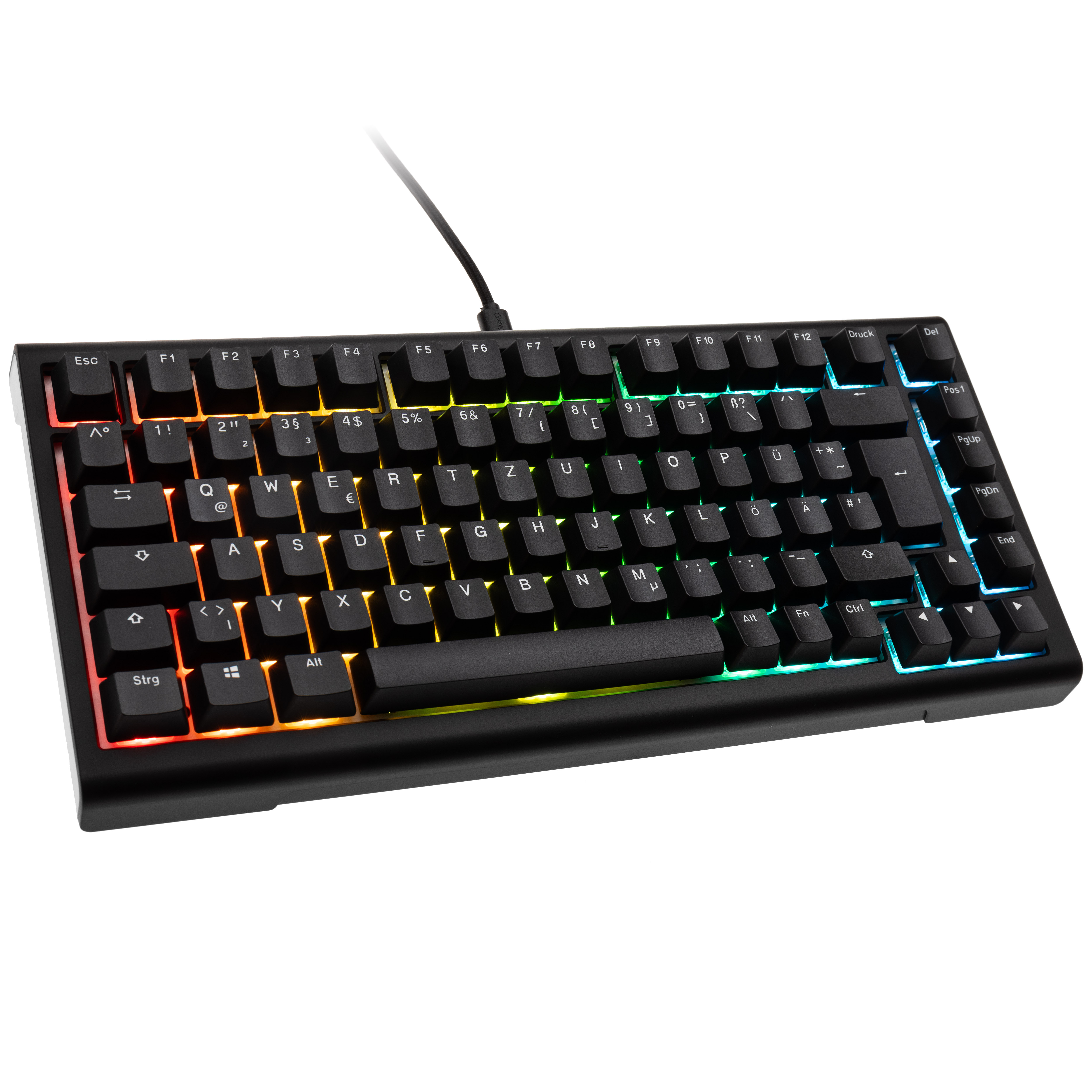 Ducky Tinker 75 Gaming Keyboard, RGB - MX-Red (ISO-DE)