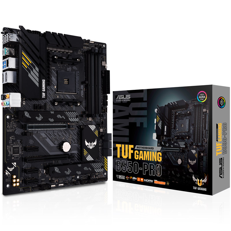 ASUS TUF Gaming B550-Pro, AMD B550 motherboard, Socket AM4, DDR4