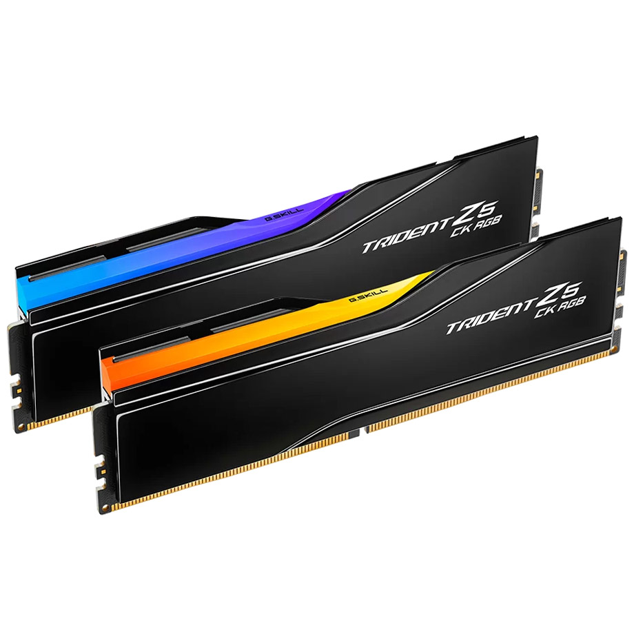 G.Skill Trident Z5 CK RGB DDR5-8200 RAM, CL40, XMP 3.0, CUDIMM - 48 GB dual kit, black