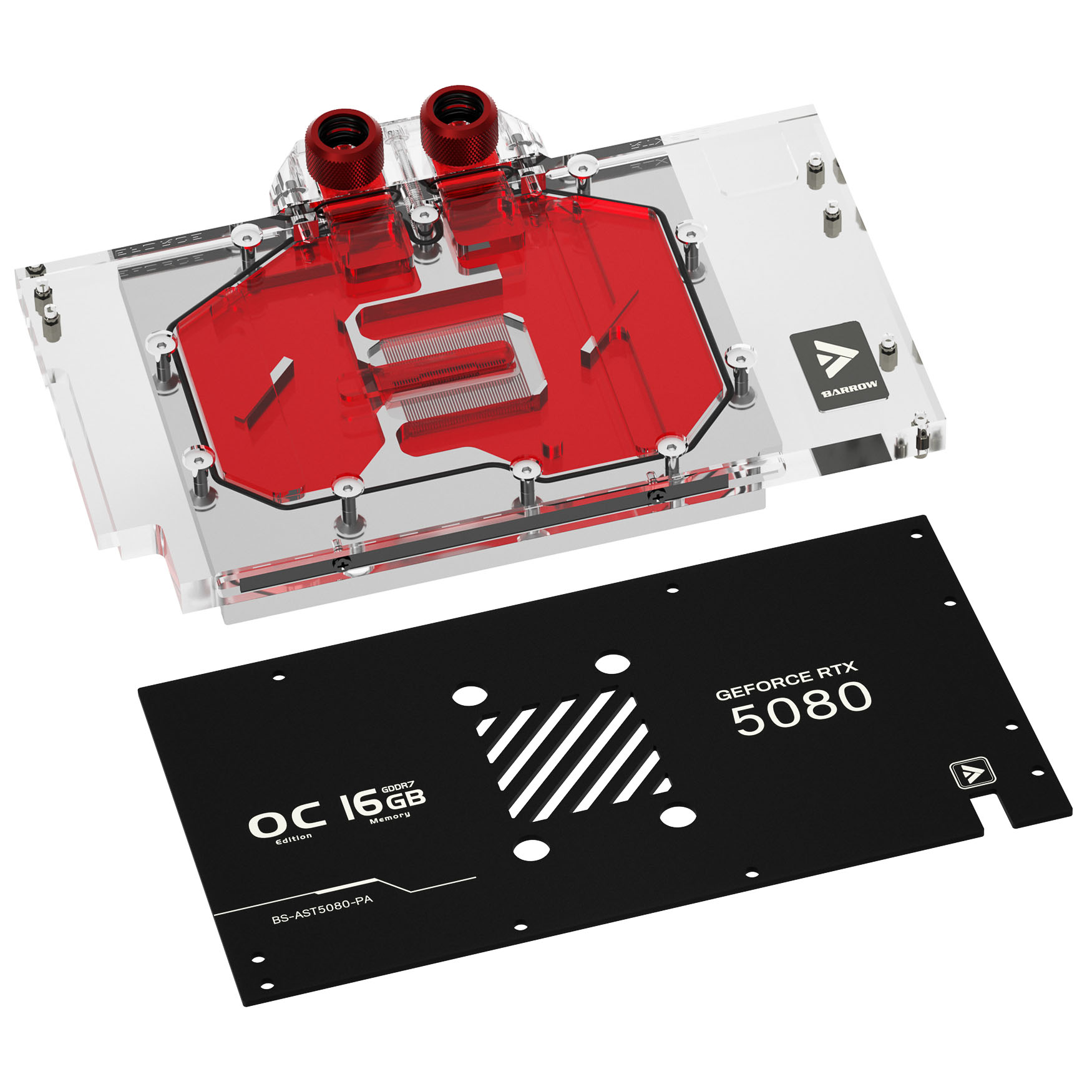Barrow ASUS ROG TUF 5080 / 5070 Ti GPU Water Block - black