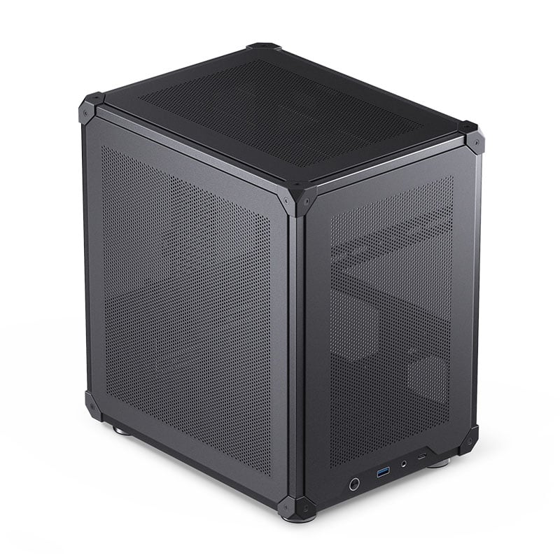 Jonsbo C6 PC Case, Mini Tower, Micro-ATX - black