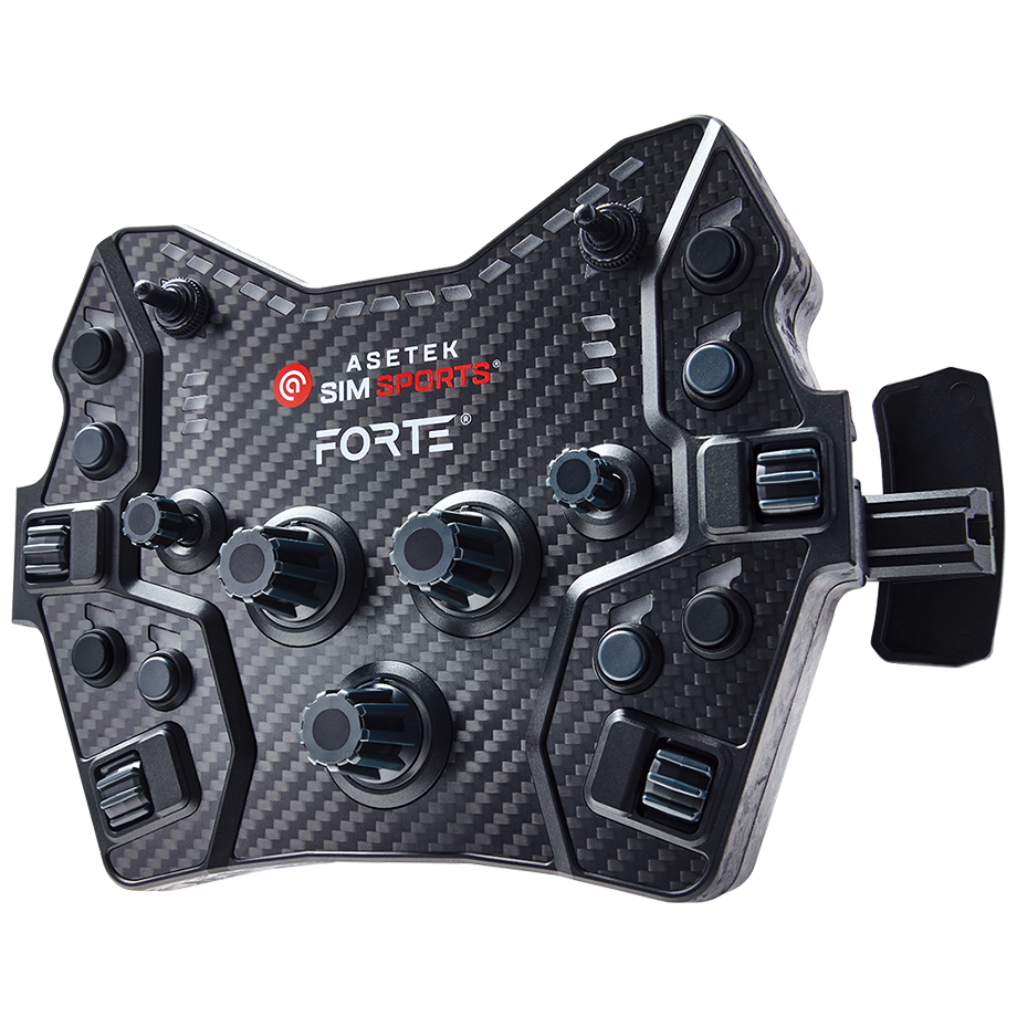 Asetek SimSports Forte GT Button Box - Black Edition