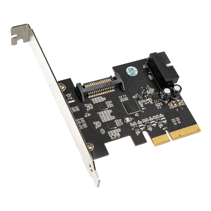 SilverStone SST-ECU04-E - PCI-E expansion card, 1x internal USB 3.1 19 ...