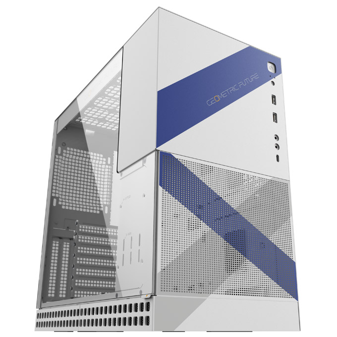 Geometric Future Model 4 Lancelot Midi-Tower - weiß