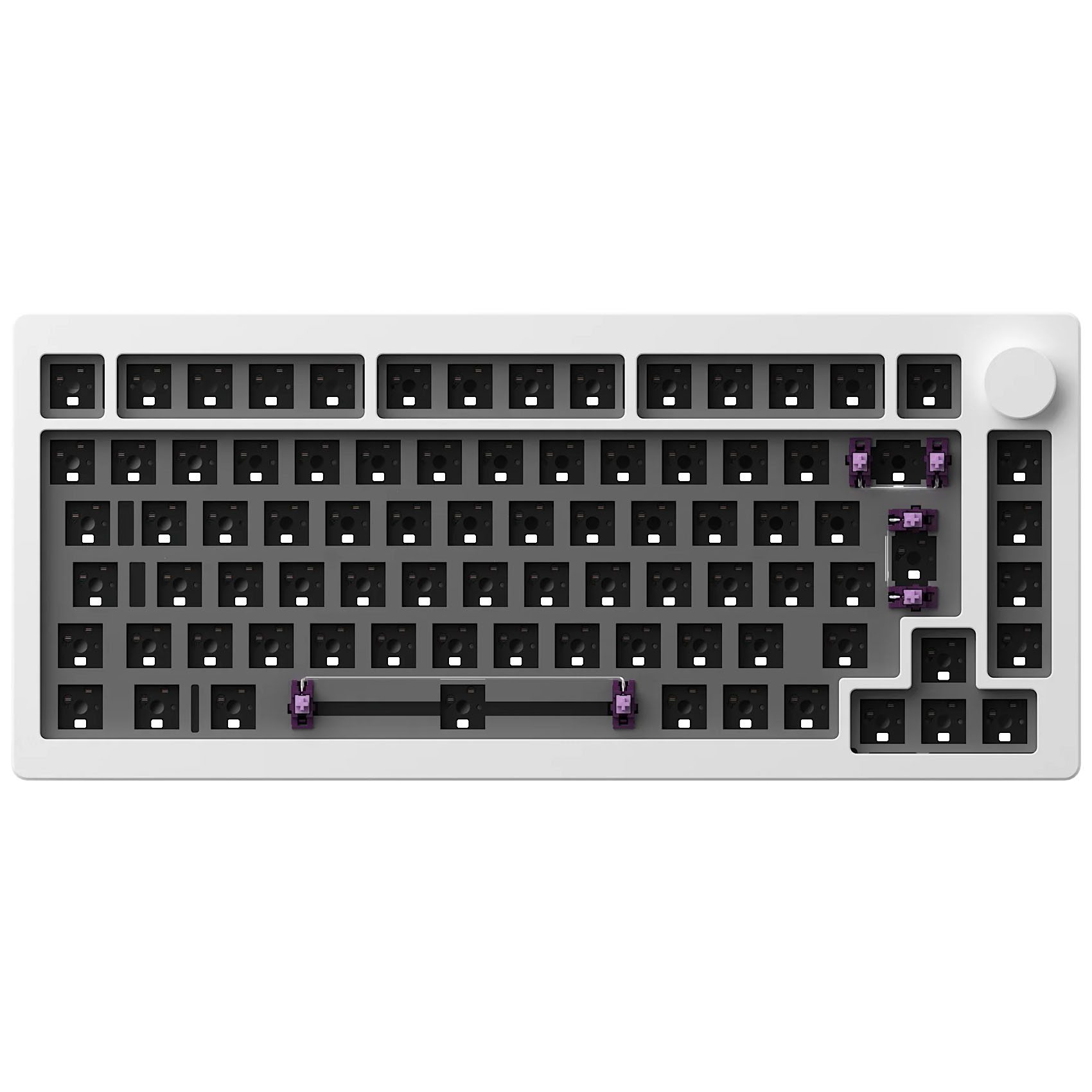 AKKO M1 V3 QMK Barebone Keyboard, ISO Layout - white