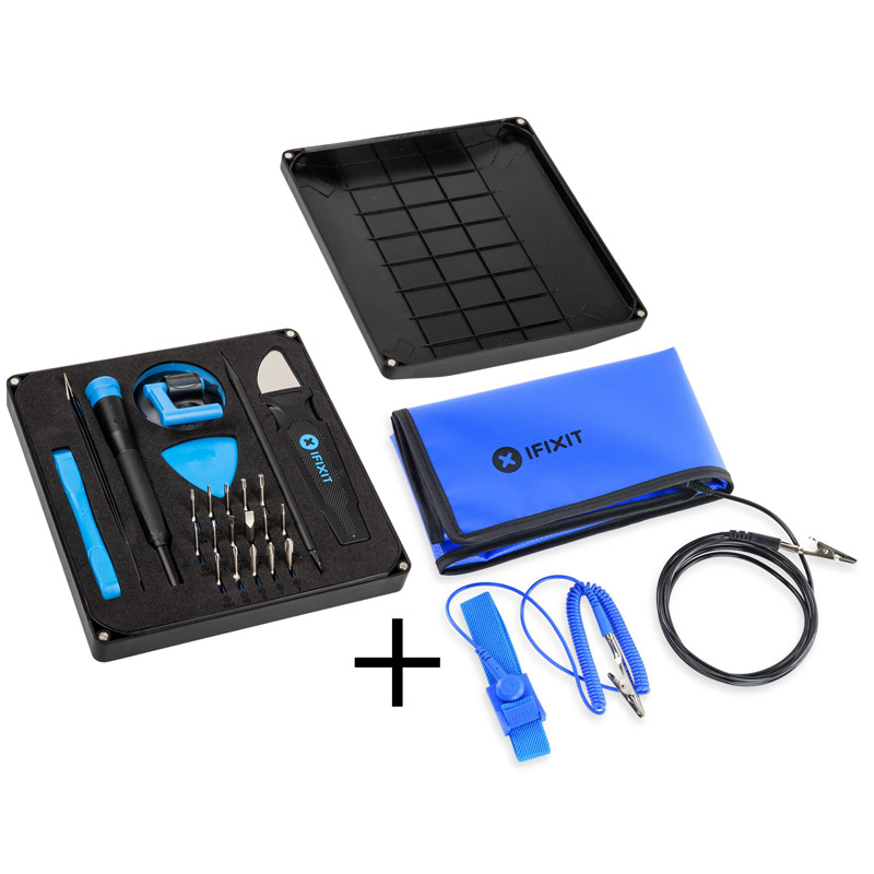 iFixit Essential Electronics Toolkit + foldable anti-static mat