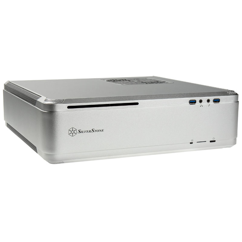 SilverStone SST-FTZ01S Fortress Mini-ITX case - silver