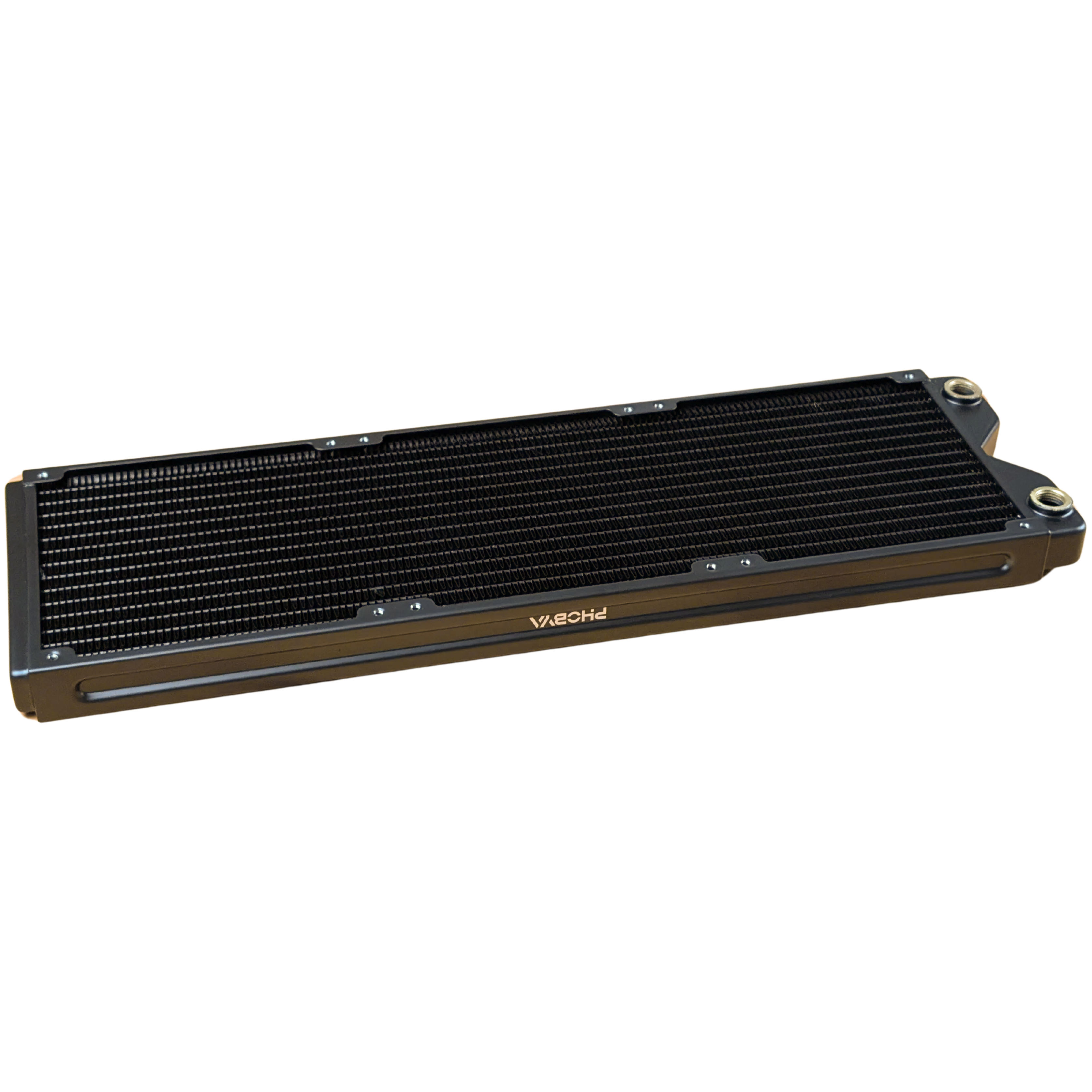 Phobya R27-S420 Radiator, 420 mm radiator, 18 FPI, copper fins, 2x G1/4 ...