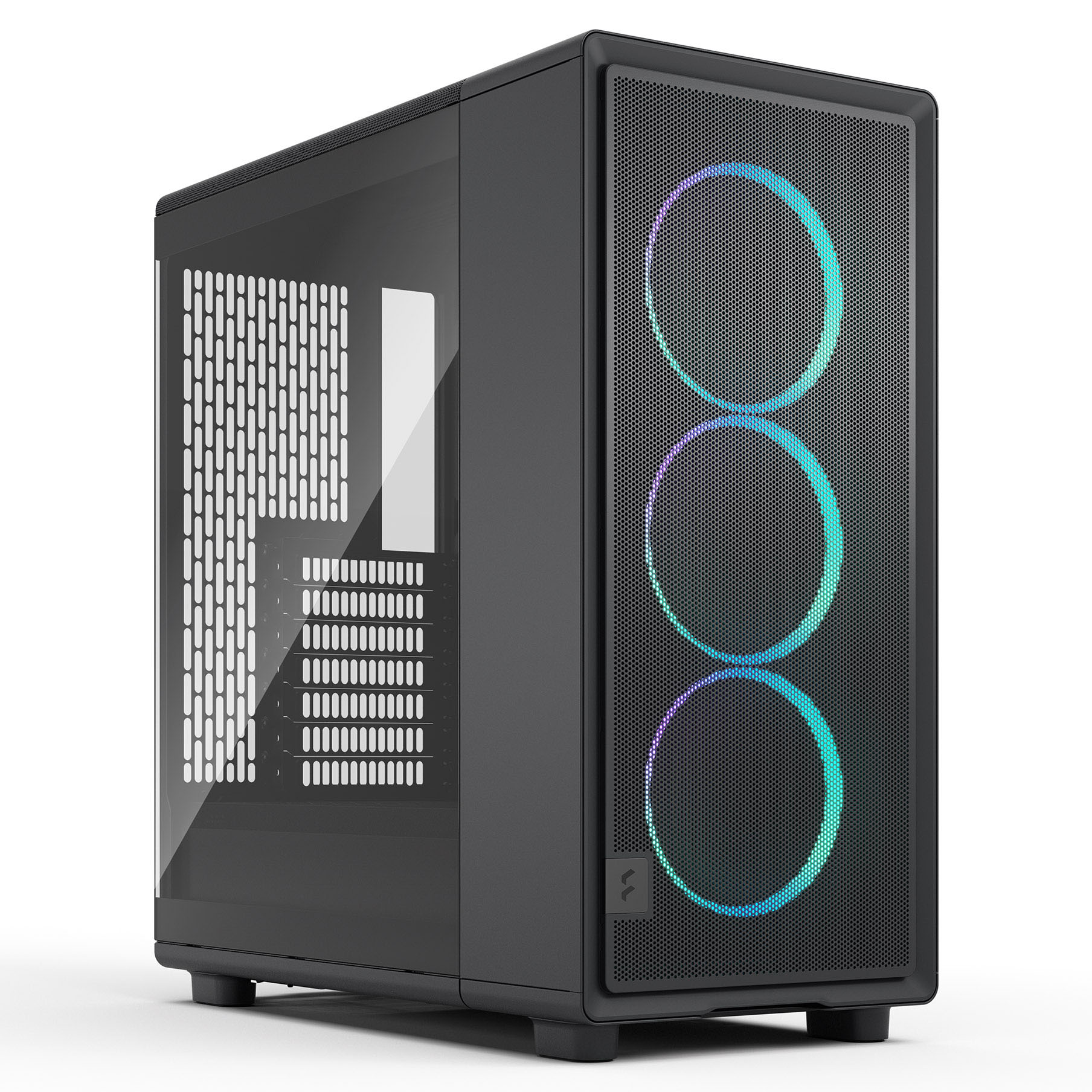 Fractal Design Epoch Black RGB TG Light tint PC case, mid-tower, ATX ...