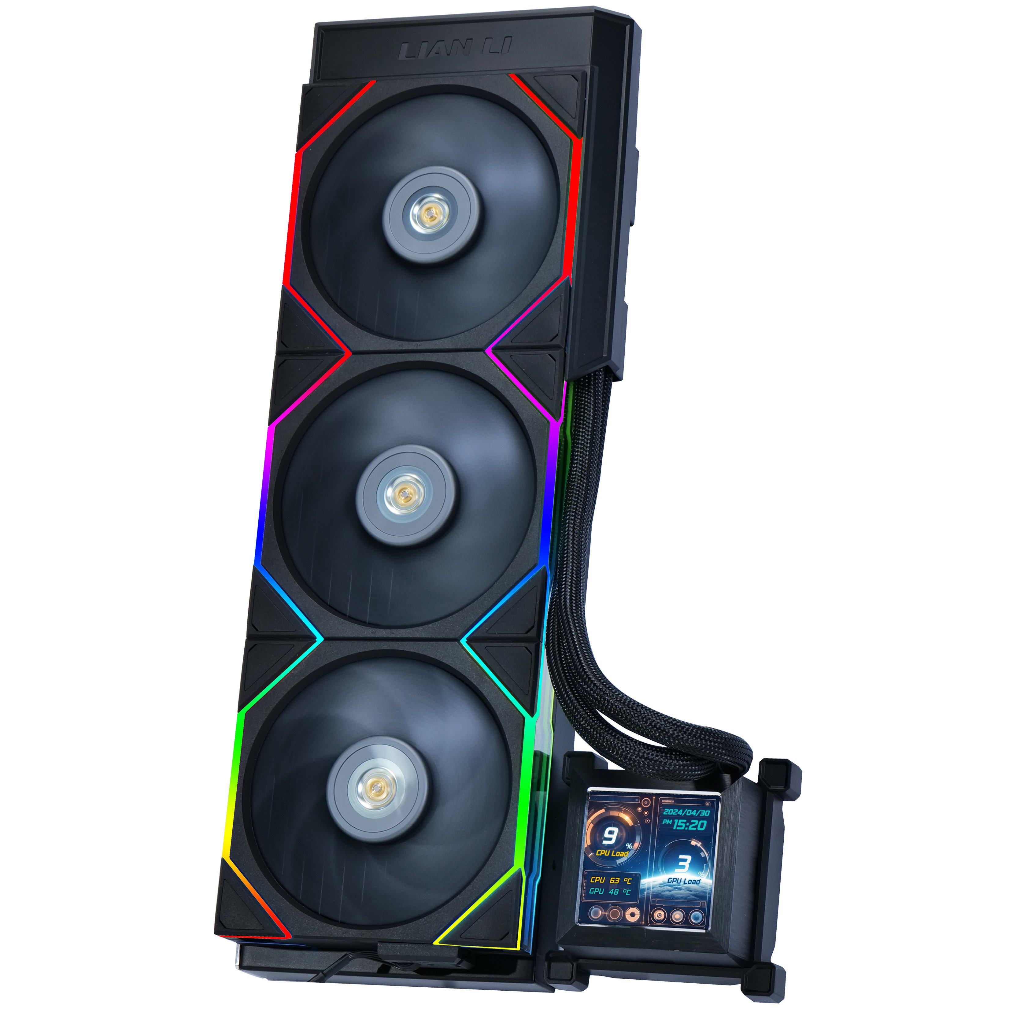 Lian Li HydroShift LCD 360 TL Komplett-Wasserkühlung - schwarz