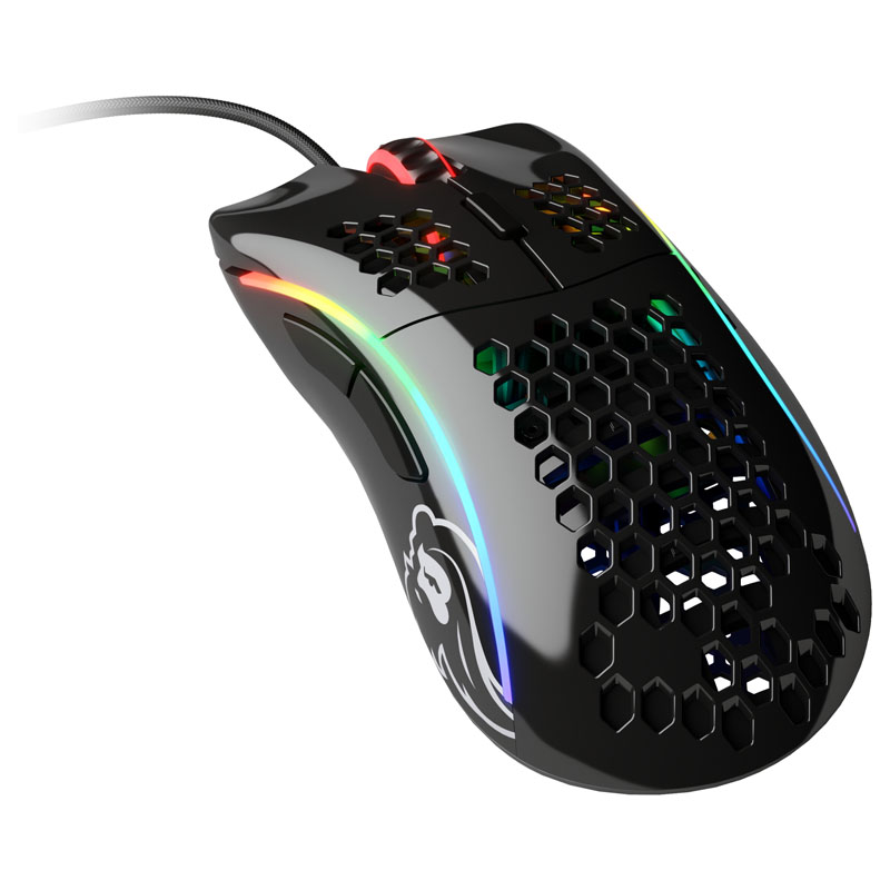 Glorious Model D Gaming-Mouse - black, glossy