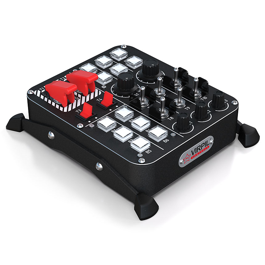 VIRPIL Controls Universal Control Panel #1, RGB, 27 Steuerelemente ...
