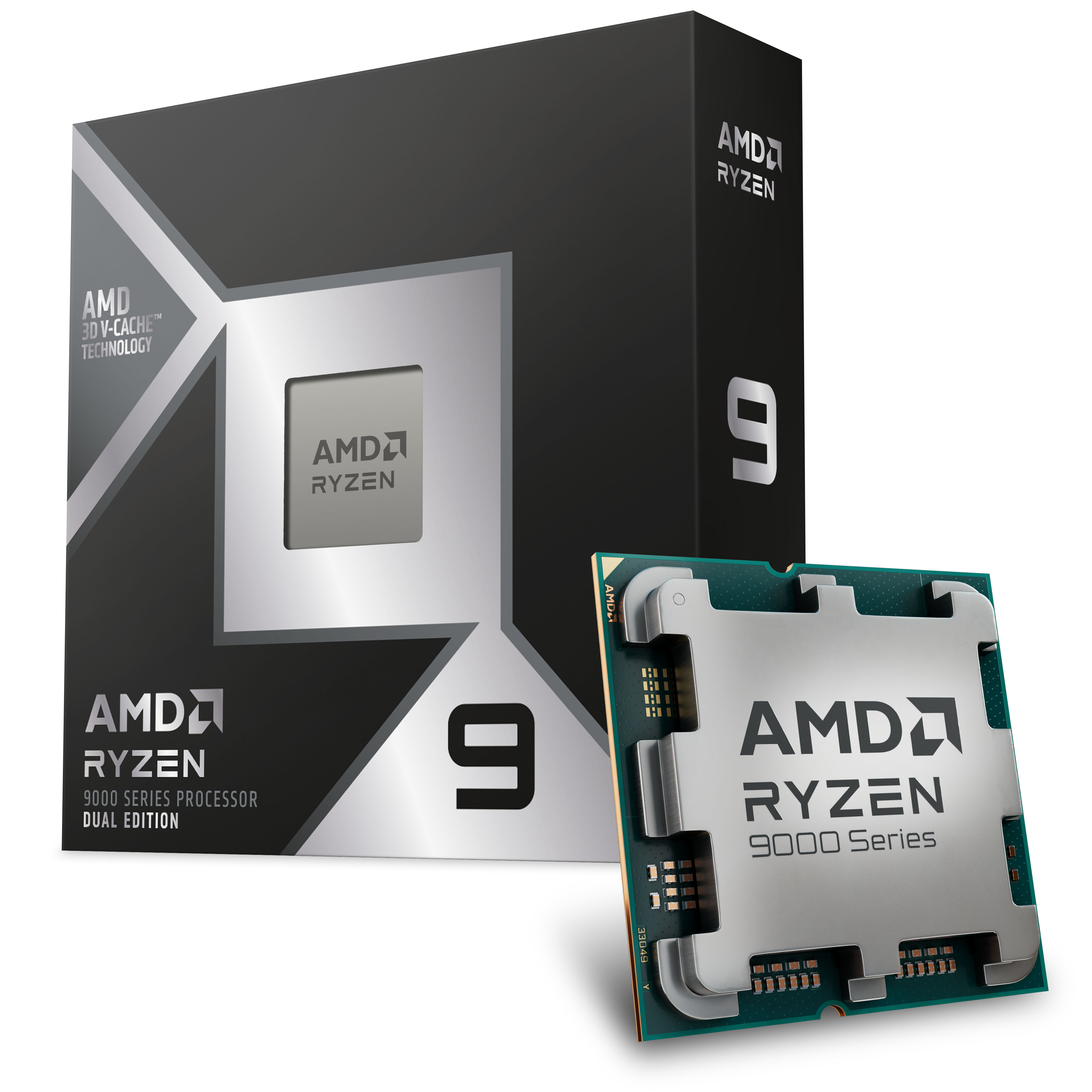 AMD Ryzen 9 9950X3D2 CPU, 16 cores, 5.6 GHz, Socket AM5 (Granite Ridge ...