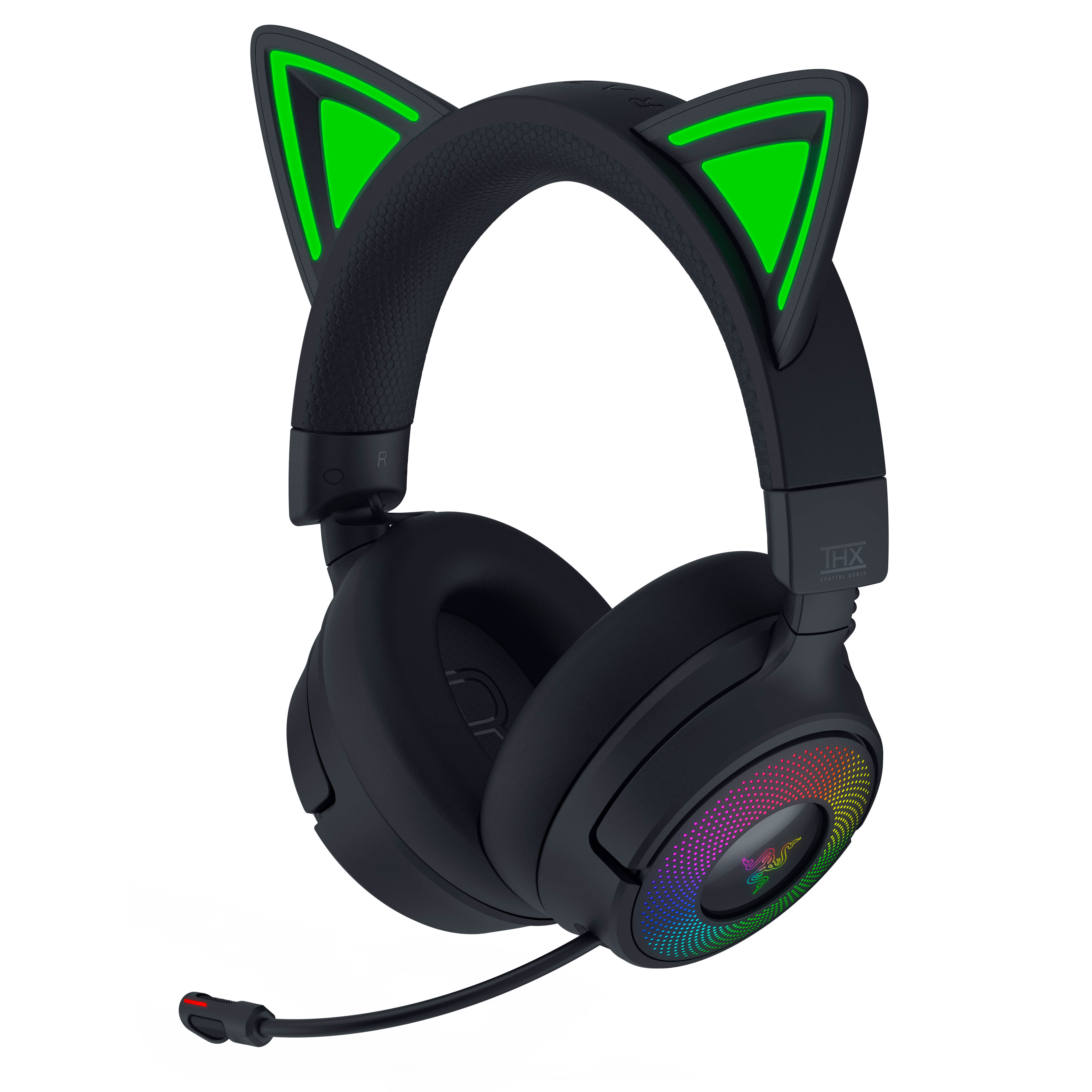 Razer Kraken Kitty V3 Pro Wireless Gaming Headset, Chroma RGB - Black