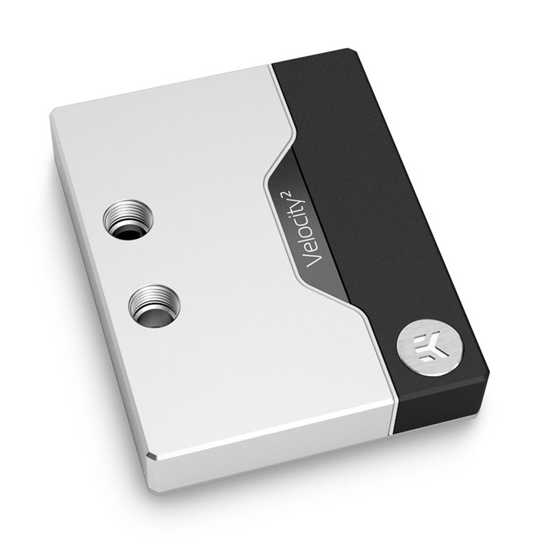 EK Waterblocks EK-Quantum Velocity² D-RGB - AM5, Nickel + Satin Titanium