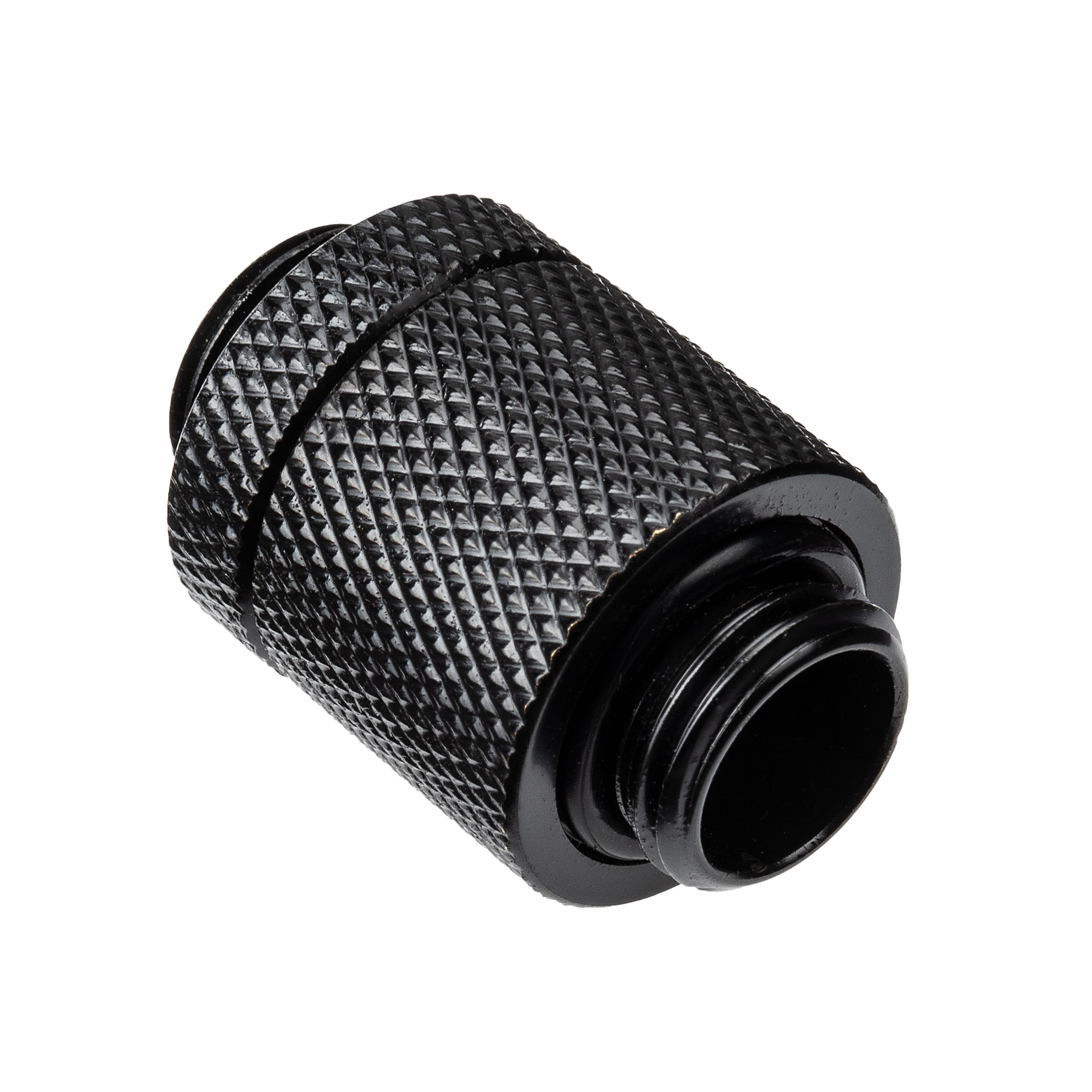 Alphacool ES D-Plug, 20mm, G1/4 IG to G1/4 IG - Deep Black