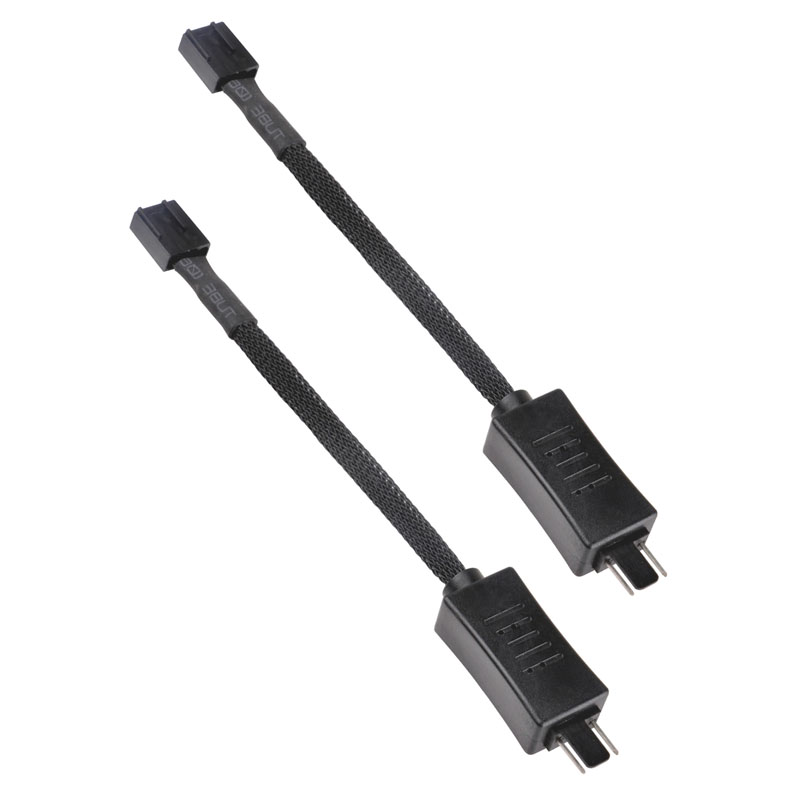 SilverStone Fan Hub 2x 10cm PWM - black