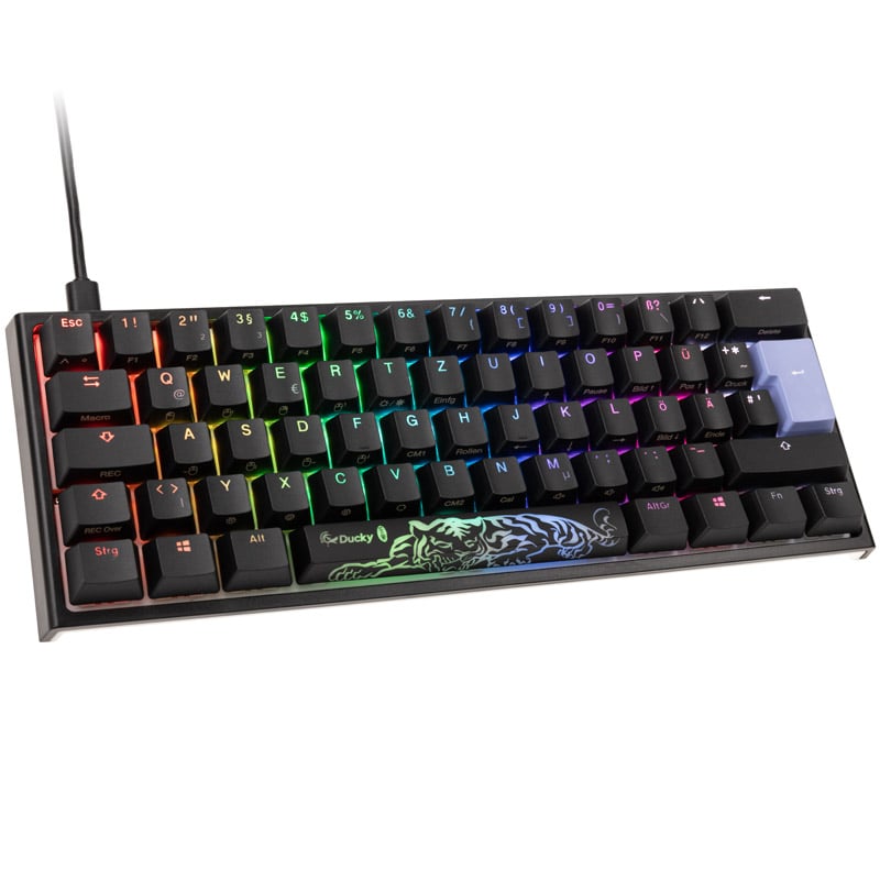 Ducky One 2 Pro Mini Gaming Keyboard, RGB LED - Gateron Yellow