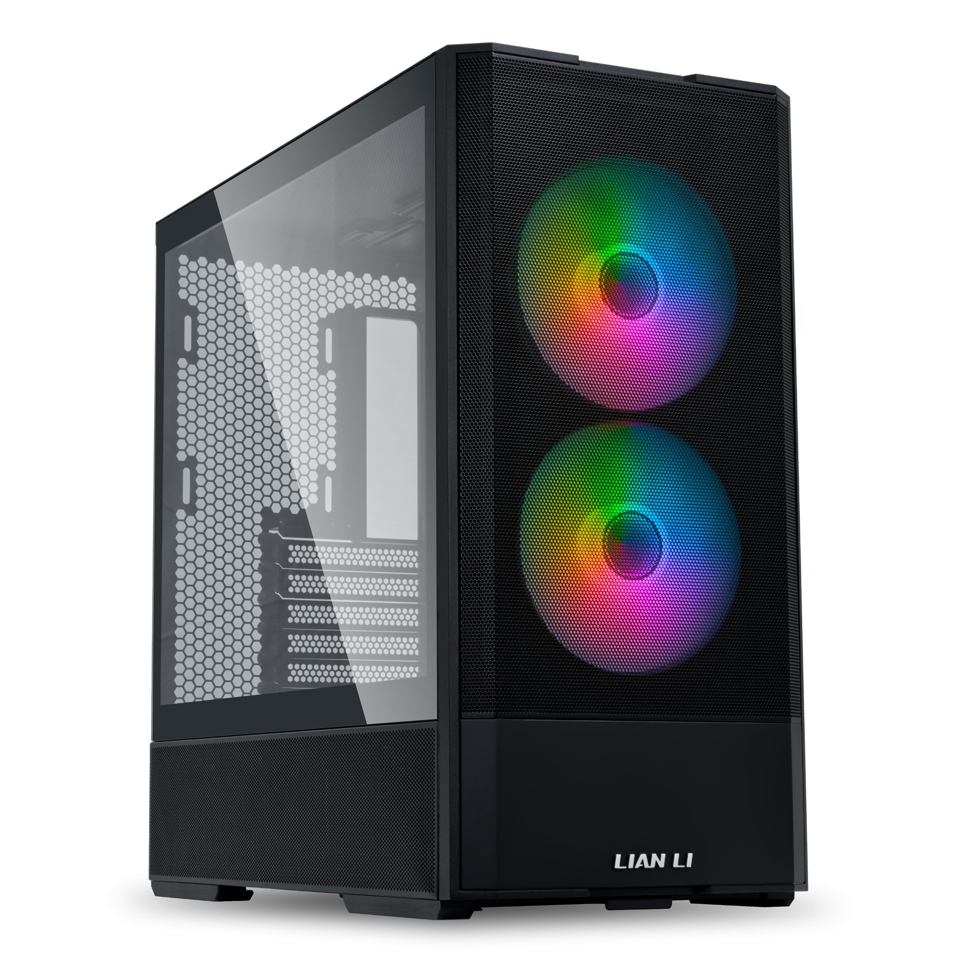 Lian Li LANCOOL 207 PC Case, Midi-Tower, ATX, Tempered Glass - black