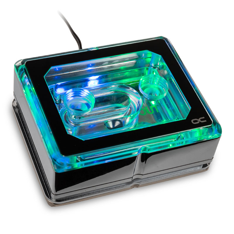 Alphacool Eisblock XPX Aurora Pro CPU, Digital RGB - Acrylic Chrome