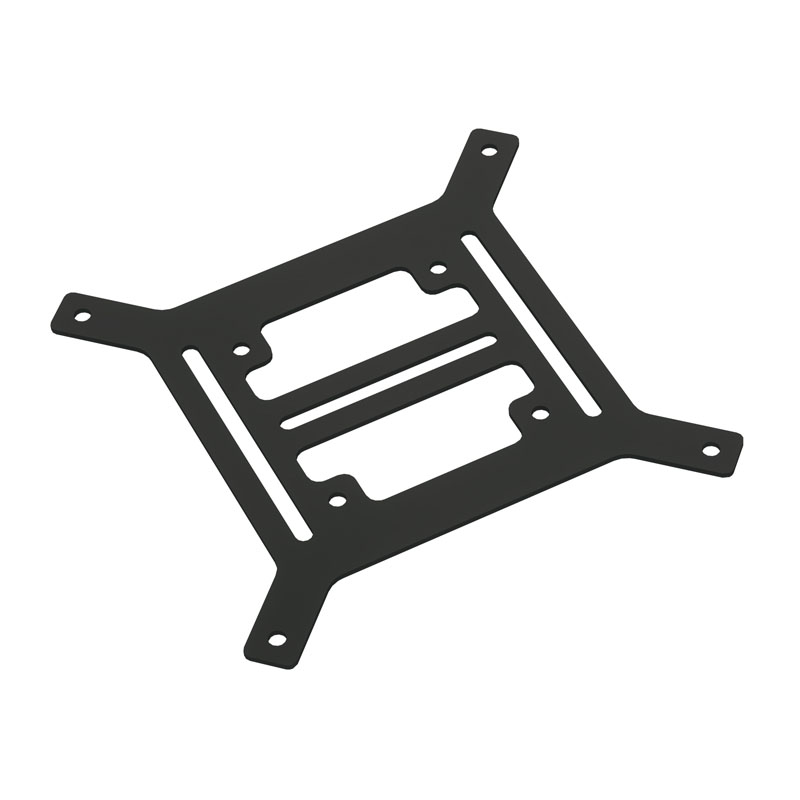 Barrow Reservoir holder 120mm flat - black