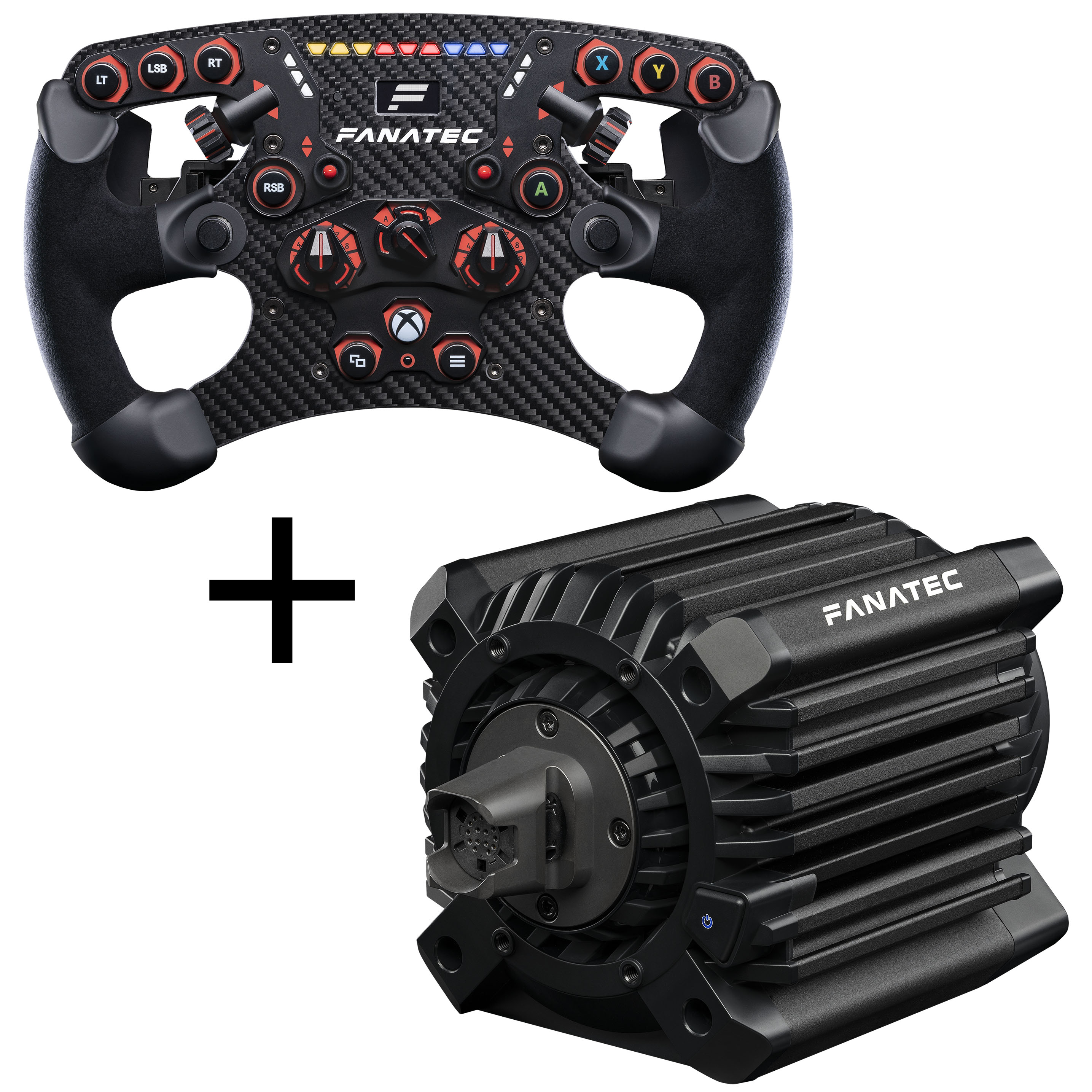 Fanatec ClubSport Steering Wheel Formula V2.5 X + ClubSport DD+ ...