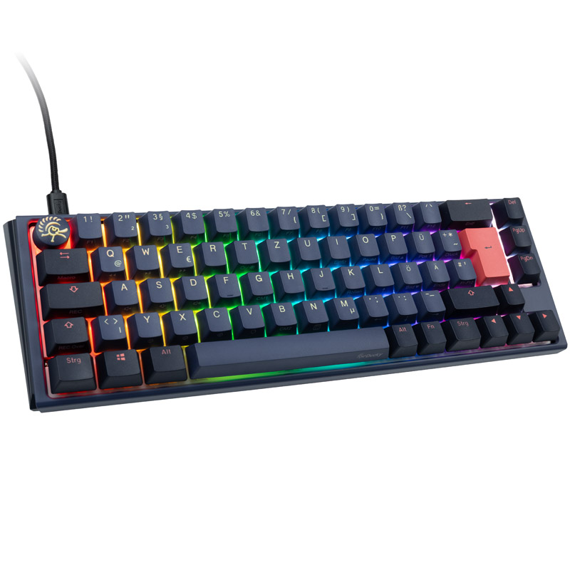 Ducky One 3 Cosmic Blue SF Gaming Keyboard, RGB LED - MX-Blue