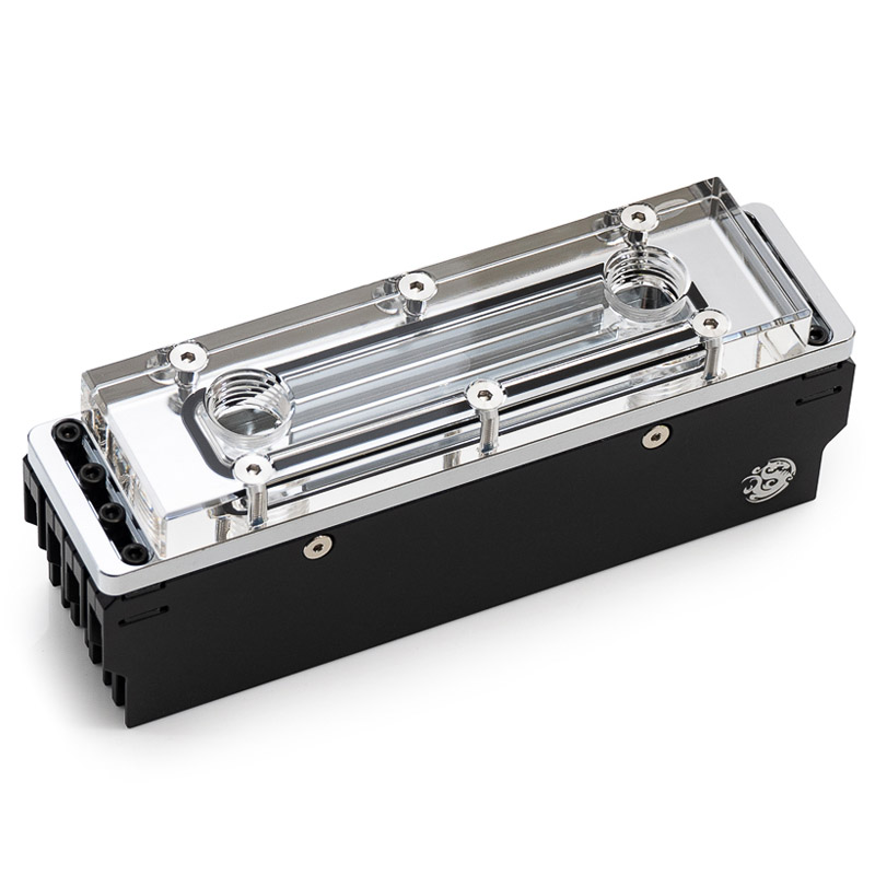 Bitspower RAM cooler, DDR5, transparent double-sided - 4 DIMMs