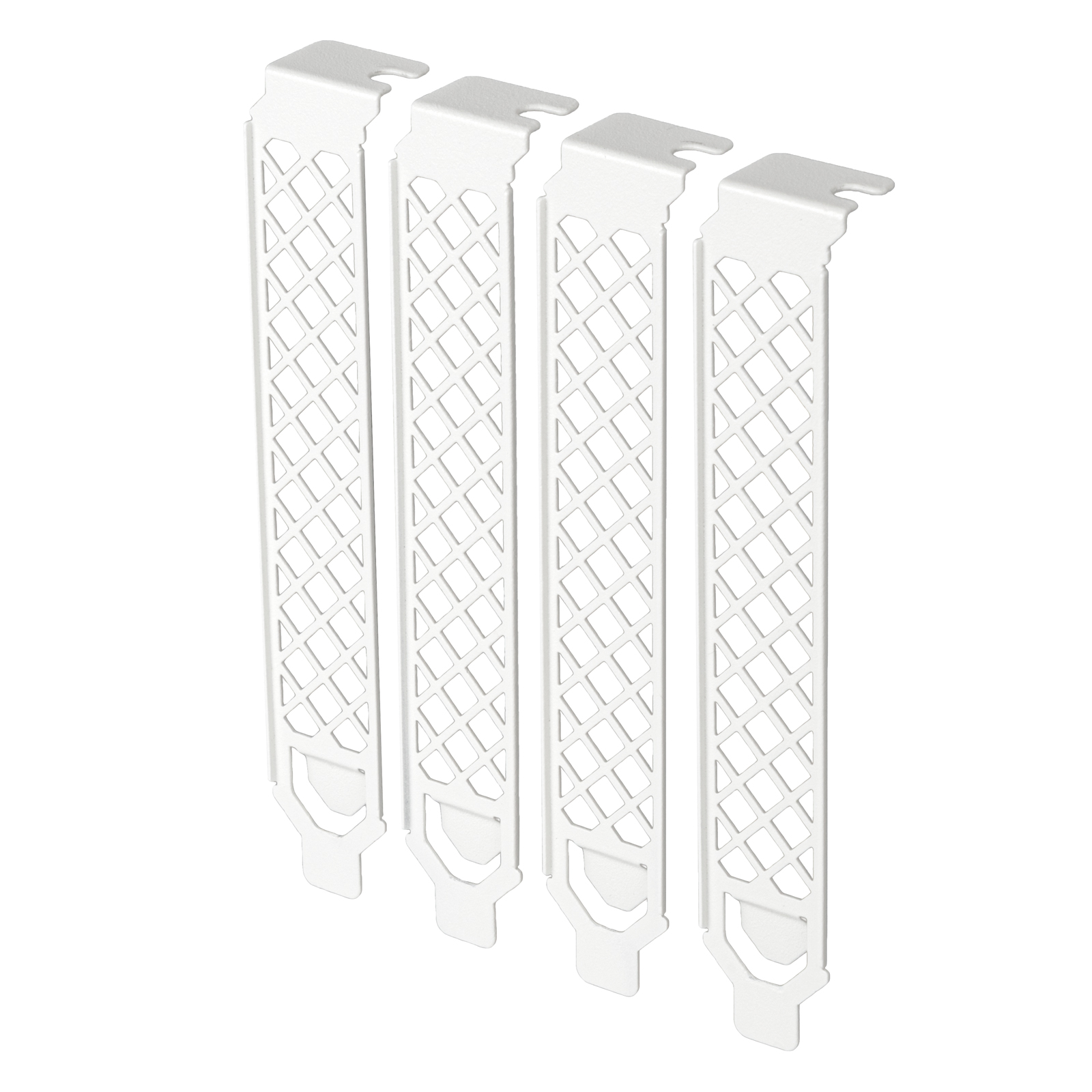 SilverStone SST-Aeroslots2W - PCI slot covers, 4 pieces - white