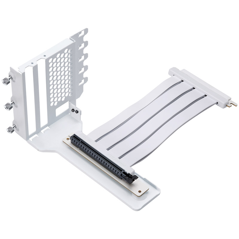 PHANTEKS Vertical GPU Bracket II + PCI-E 4.0 x16 riser ribbon cable, 22 ...