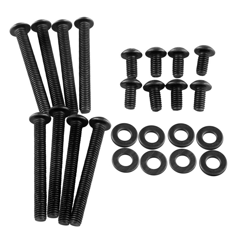 Singularity Computers Radiator Schrauben Kit, M4, 24 Teile - schwarz