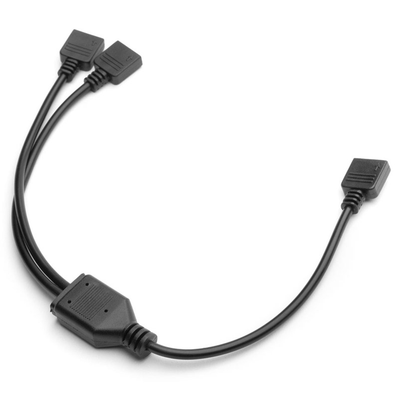 EK Water Blocks EK-Loop D-RGB Splitter Cable, 2-way - black